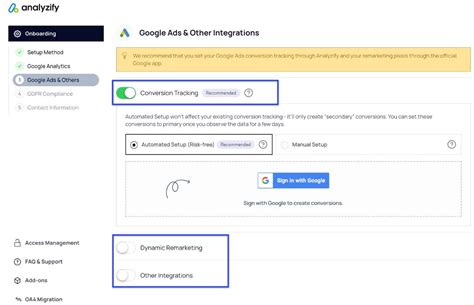 How To Send Dfy Setup Request Analyzify Docs