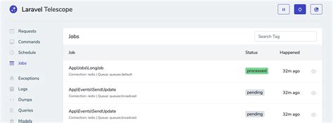 Some Jobs Stay In Pending Status More Info Given To Help Re Create Issue Laravel