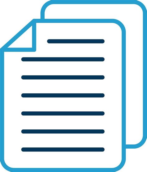 File Line Blue Two Color Icon 44131277 Vector Art At Vecteezy