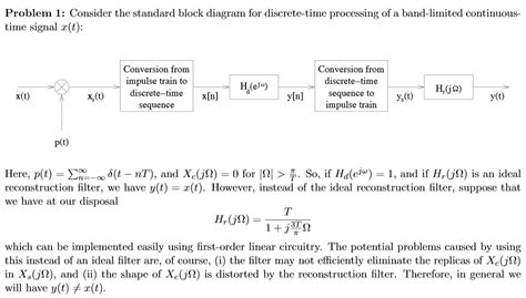 Solved C Find The Corresponding Discrete Time Impulse