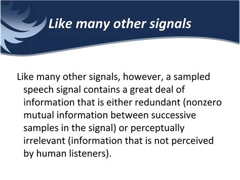 Basics Of Speech Coding Ppt