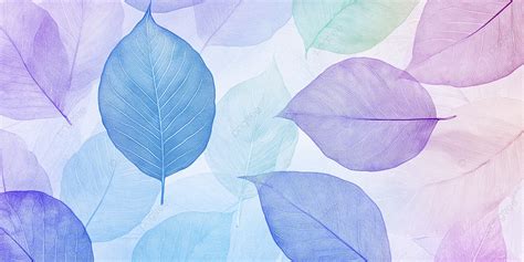 파란색과 보라색 톤의 생동감 넘치는 투명한 잎의 화려한 예술 미술 떠는 투명한 배경 일러스트 및 사진 무료 다운로드 Pngtree