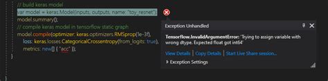 Lots Of Exceptions Issue SciSharp SciSharp Stack Examples GitHub