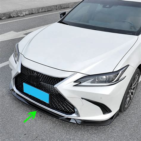 렉서스 Es200 Es260 2018 2019 2020 2021 2022 범퍼 립 스포일러 자동차 스플리터 바디 키트 프론트