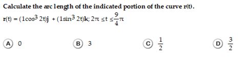 Solved Calculate The Arc Length Of The Indicated Portion Of Chegg