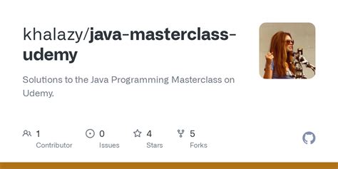 github khalazy java masterclass udemy solutions to the java