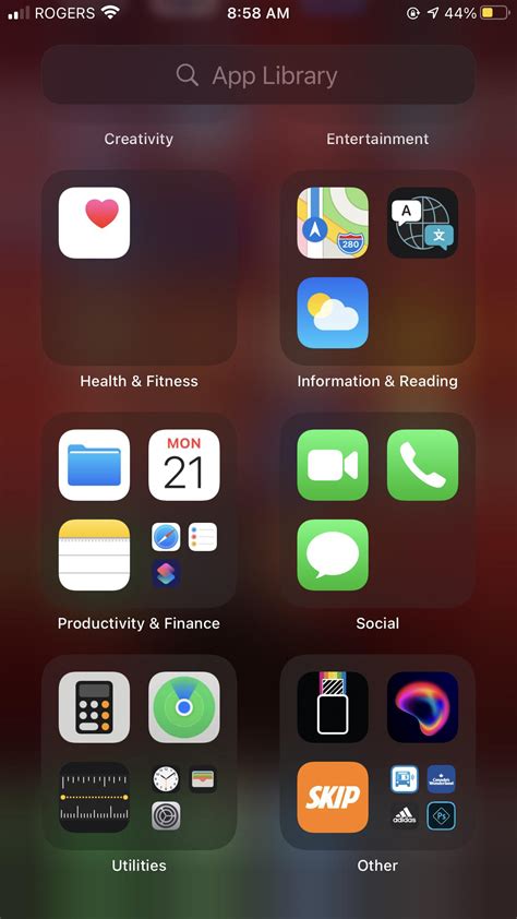 App Library Broken R Ios14