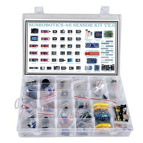 Sunrobotics 46 In 1 Sensor Modules Kit For Arduino Uno R3 Raspberry Pi 37 In 1 Additonal