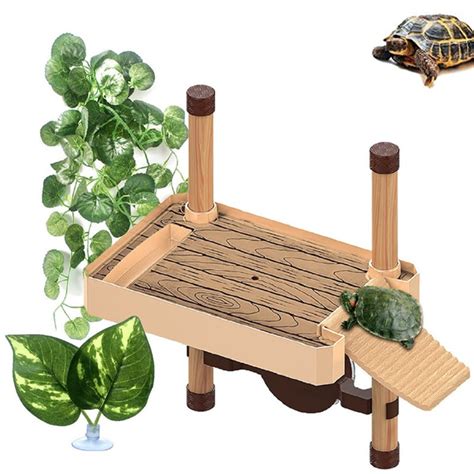 Tortoise Drying Platform Brazilian Water Turtle Floating Island Turtle Tank Aquarium Floating