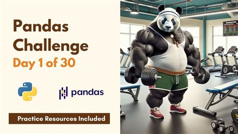 Pandas Library Challenge Day 1 Of 30 Youtube