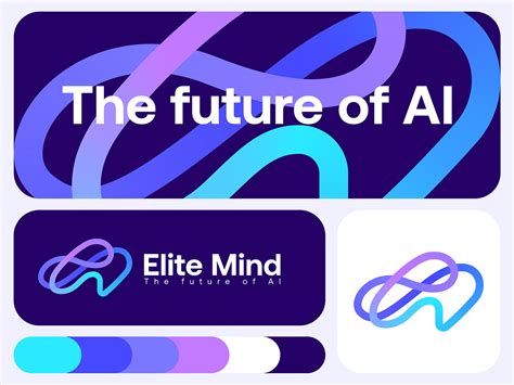 Brain Infinity Chat Ai Logo Behance