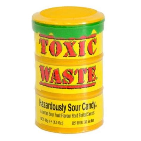 Конфеты Toxic Waste Yellow (Супер кислые леденцы Токсик Вейст) в Минске.