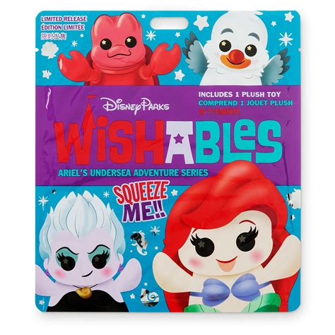 Disney Parks Wishables Mystery Plush Ariels Undersea Adventure