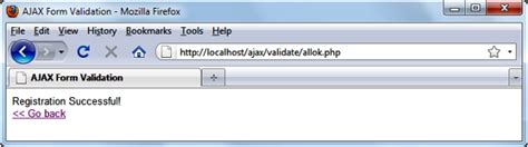 Ajax Form Validation Part 1