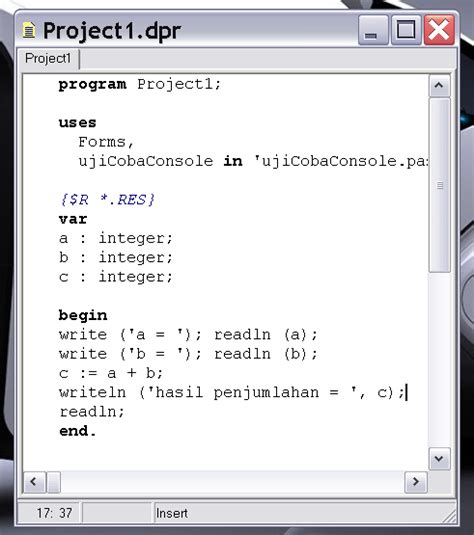 Membuat Aplikasi Dos Pada Delphi Niguru Indonesia