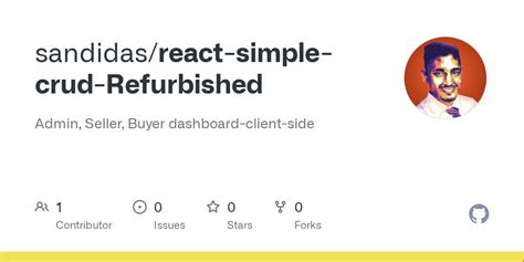 Github Sandidasreact Simple Crud Refurbished Admin Seller Buyer Dashboard Client Side