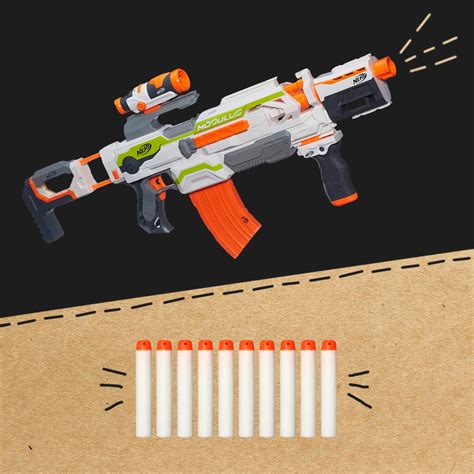Характеристики Бластер Нерф Модулус Н-Страйк ( Nerf Modulus N-Strike ...