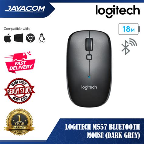 LOGITECH M BLUETOOTH MOUSE DARK GREY