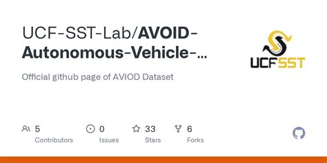 Github Ucf Sst Lab Avoid Autonomous Vehicle Operation Incident Dataset Official Github Page