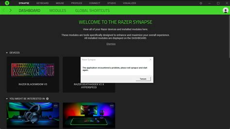 Razer Synapse Randomly Shut Down Razer Insider