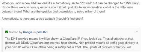 Cloudflare Dns解析的proxied模式与dns Only模式的区别 Hys Blog