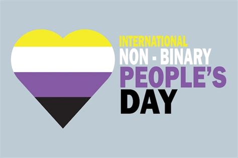 Premium Vector International Nonbinary People39s Day