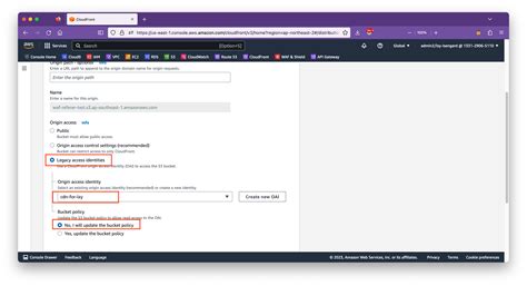 将cloudfront对s3源站的访问授权从原有的oai切换为最新的oac