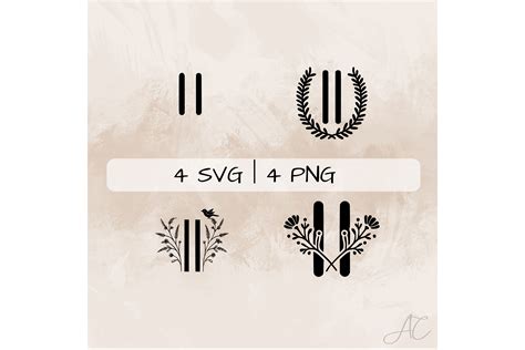 Pause Svg Bundle Graphic By Artistic Ortex · Creative Fabrica