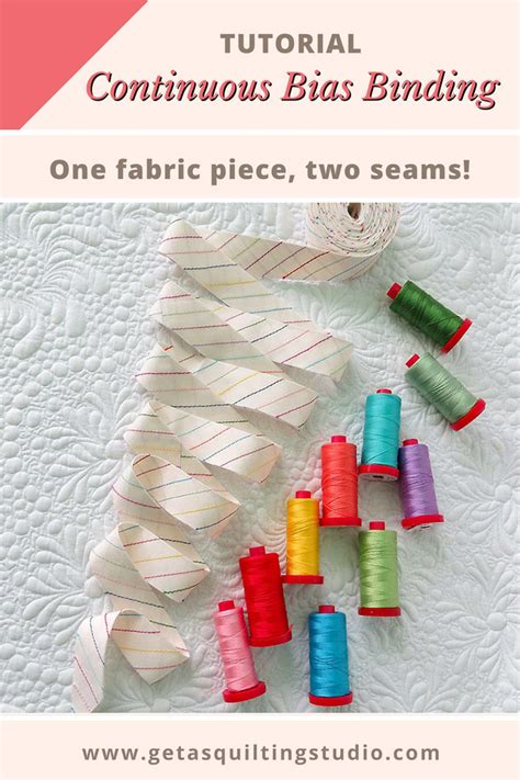 How To Make Continuous Bias Binding For Quilts Geta S Quilting Studio