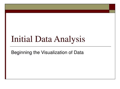 Ppt Initial Data Analysis Powerpoint Presentation Free Download Id842105