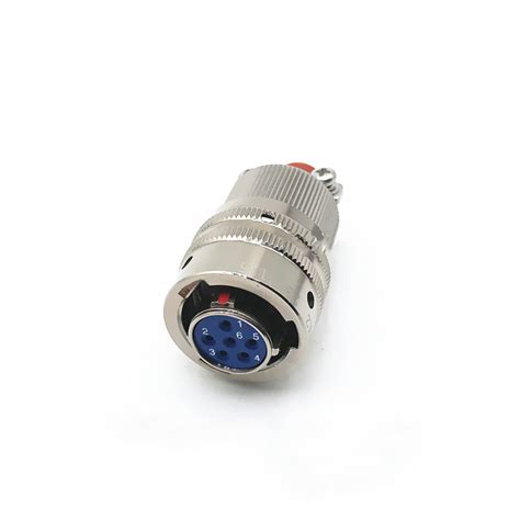 Y50x 1006tk2 6 Pin Female Plug Aluminum Alloy 10 Shell Size Solder