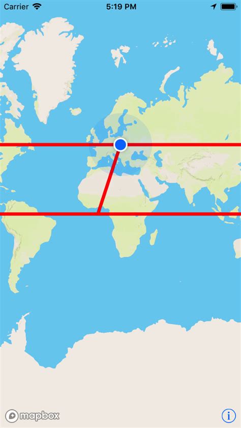 Objective C Mapbox Ios Drawing Line Along With User Location Update