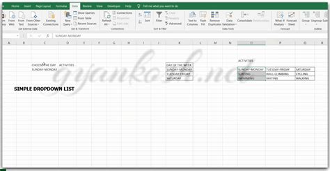 how to create a dependent drop down list in excel gyankosh