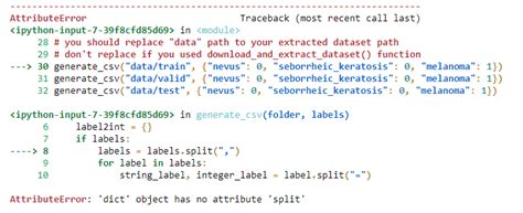 Python Attributeerror Dict Object Has No Attribute Split To