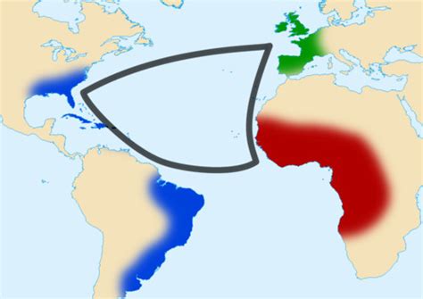 Atlantic Economy The Triangular Trade Flashcards Quizlet