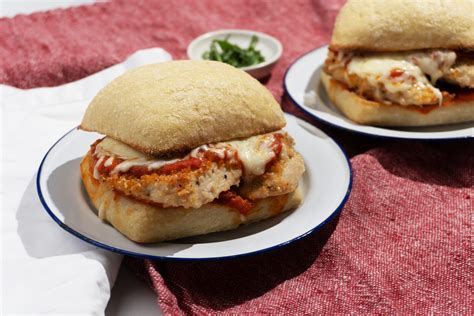 Baked Chicken Parmesan Sandwich