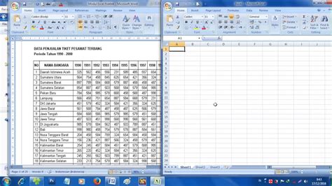 Belajar Microsoft Excel Untuk Pemula Youtube