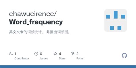 Word Frequency Code Word Frequency Py At Master · Chawucirencc Word Frequency · Github