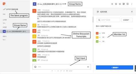 Screenshot Of The Online Collaborative Learning Platform Download Scientific Diagram