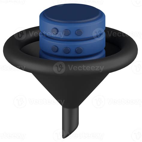 Data Filtering 3d Render Icon 14919459 Png