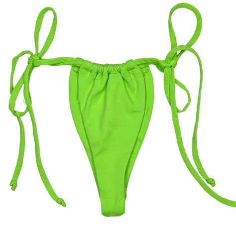 Biquíni Calcinha Cortininha Verde Kiwi Brava Beachwear