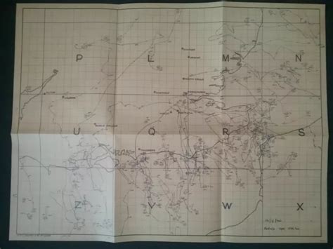 1940 WW2 OPERATION PLOT MAP ENEMY RAIDS FROM DAY BEFORE BATTLE OF