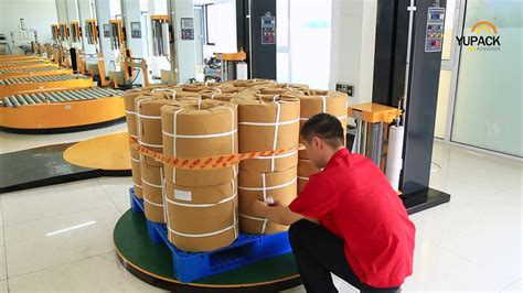 Innovative Pallet Wrap System For Superior Pallet Wrapping Efficiency Orbital Stretch Wrapper