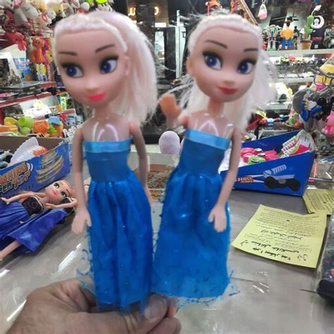 خرید و قیمت عروسک السا و انا صورت و دستها گوشتی سلفونی از غرفه دنیای