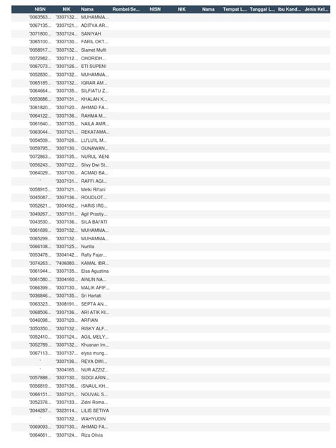 Table Export Pdf