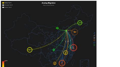 Echarts Version 20 Glowing Markpoint Map