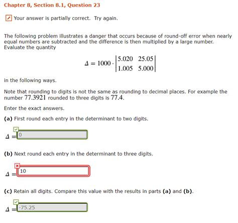 Solved Chapter 8 Section 8 1 Question 23 Your Answer Is Chegg Com