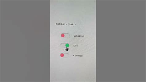 Css Switch Css Toggle Buttons Web Design Tutorial Youtube