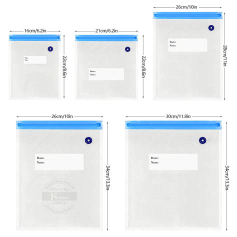 Badu Bg Вакуумно запечатани торбички за храни Konco Многократна торбичка за съхранение на храна