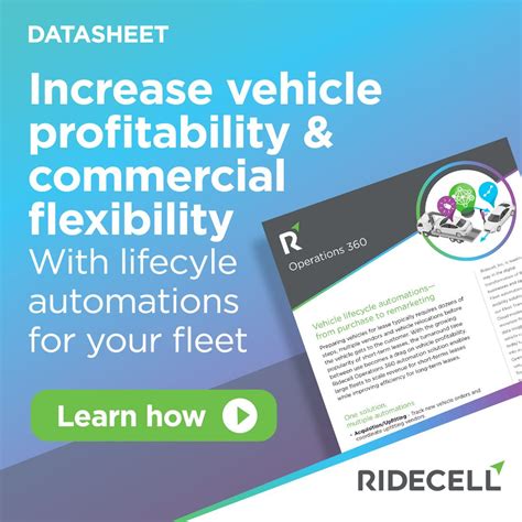 Ridecell On Linkedin Ridecell Operations360 V5